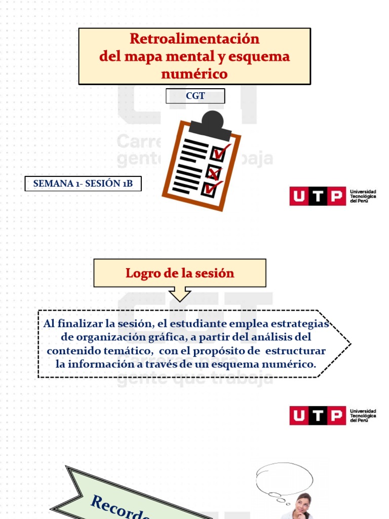 S01.s1 - Material - Mapa Mental y Esquema Numérico | PDF | Creatividad | Mente