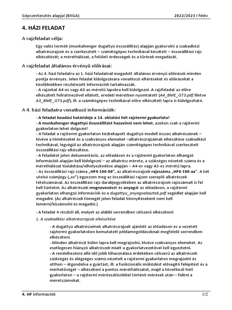 4HF Informaciok 2022o | PDF