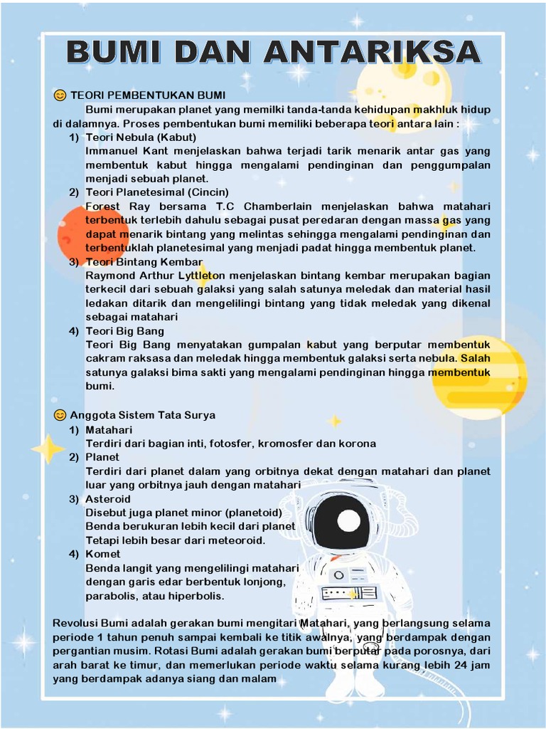 Materi Bumi Antariksa | PDF