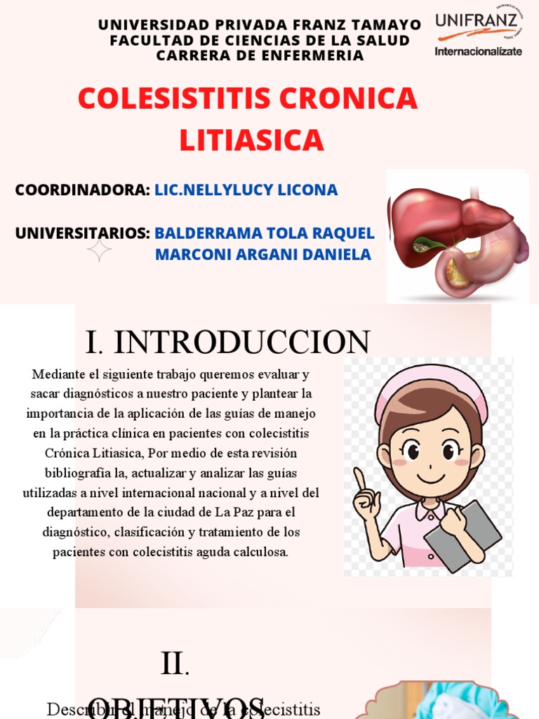 Manejo de Colecistitis Crónica Litiasica | PDF | Vesícula biliar | Hígado