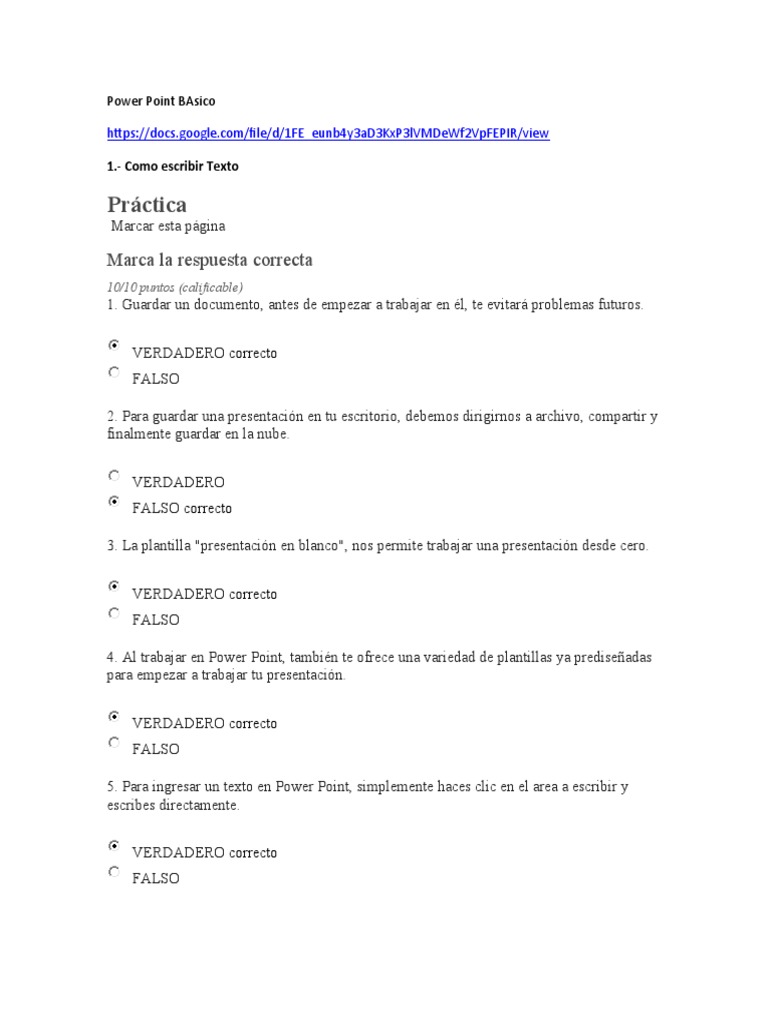 Preguntas y Respuestas | PDF | Microsoft PowerPoint | Informática