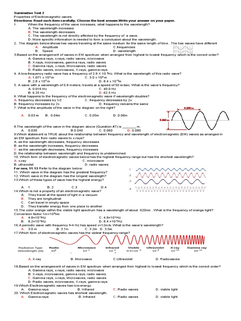 Properties of Radio Waves in EM Spectrum | PDF | Electromagnetic ...