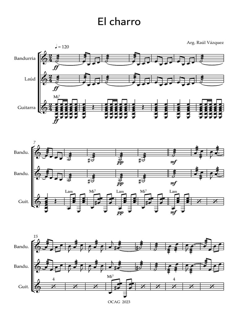 El Charro - Guión | PDF