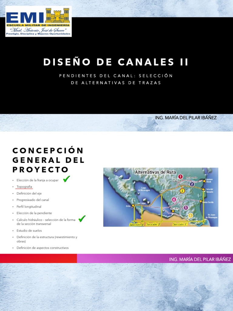 Diseño De Canales Ii Pdf Topografía Curva
