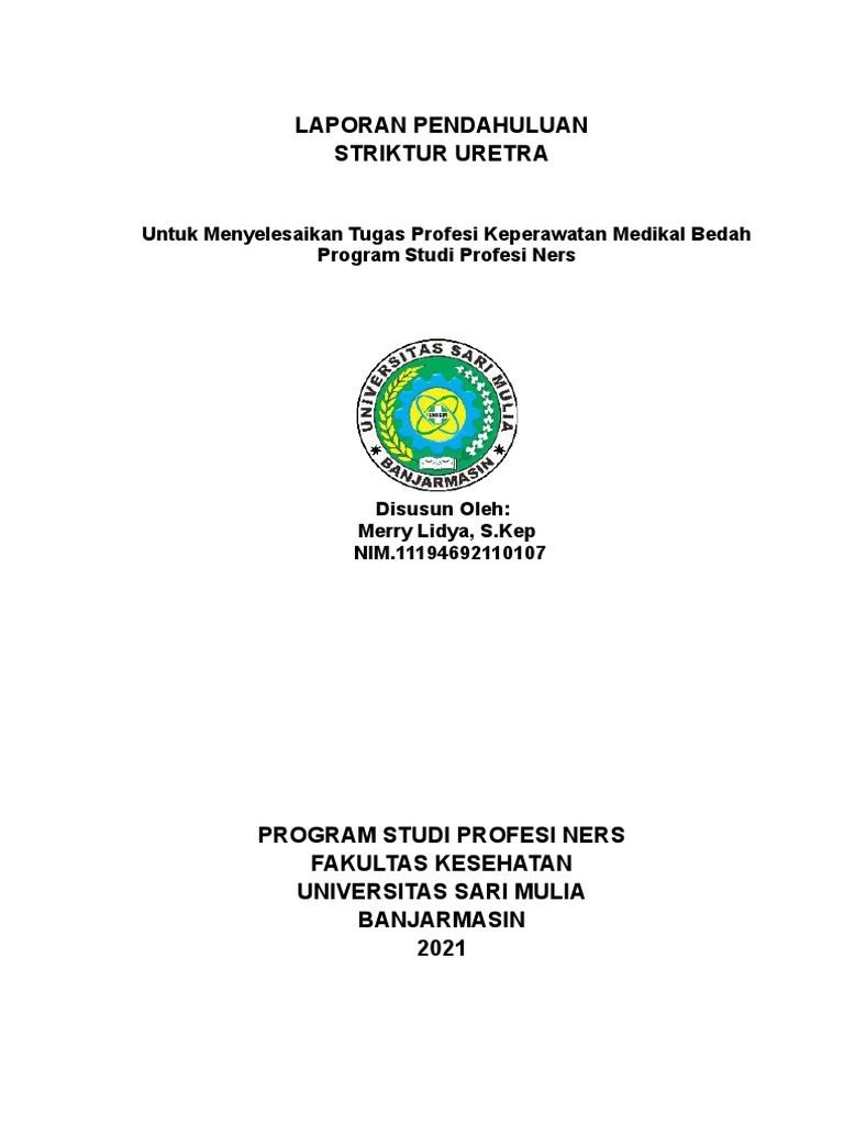 Striktur Uretra LP - Merry | PDF