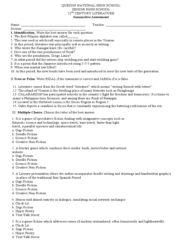 Summative Assessment 1 Pdf