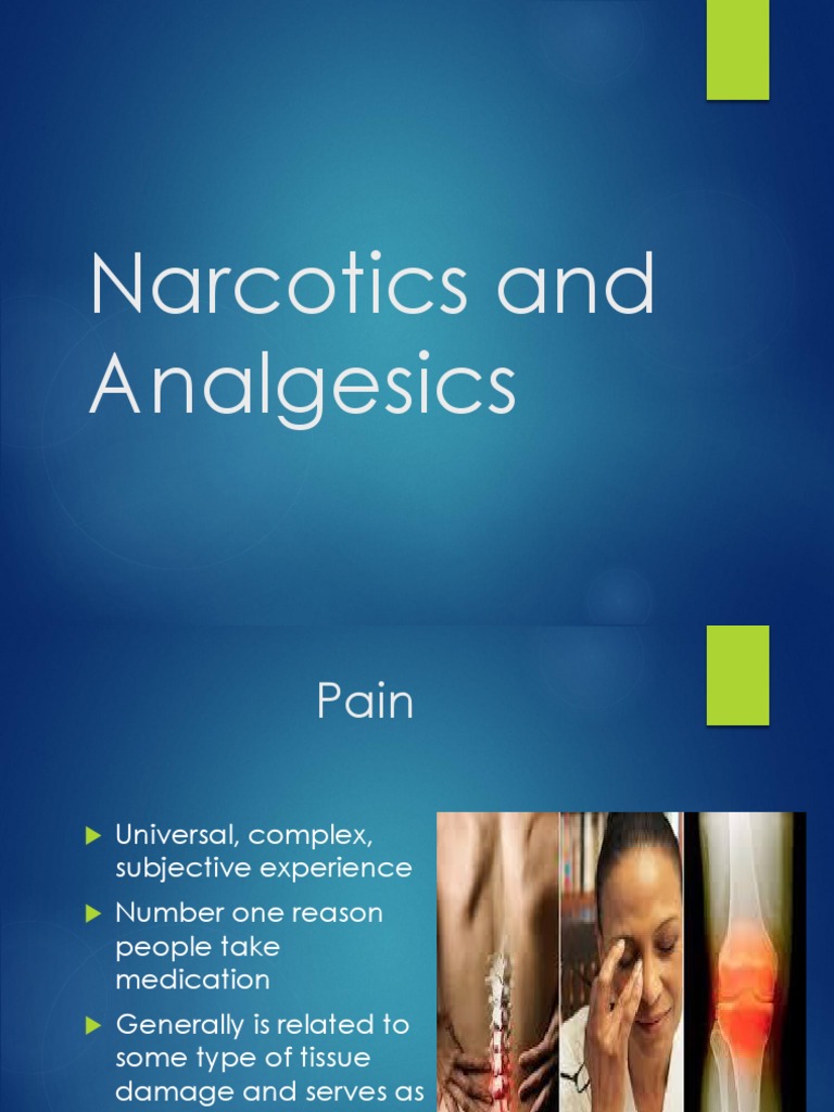 Narcotics - and - Analgesics | PDF