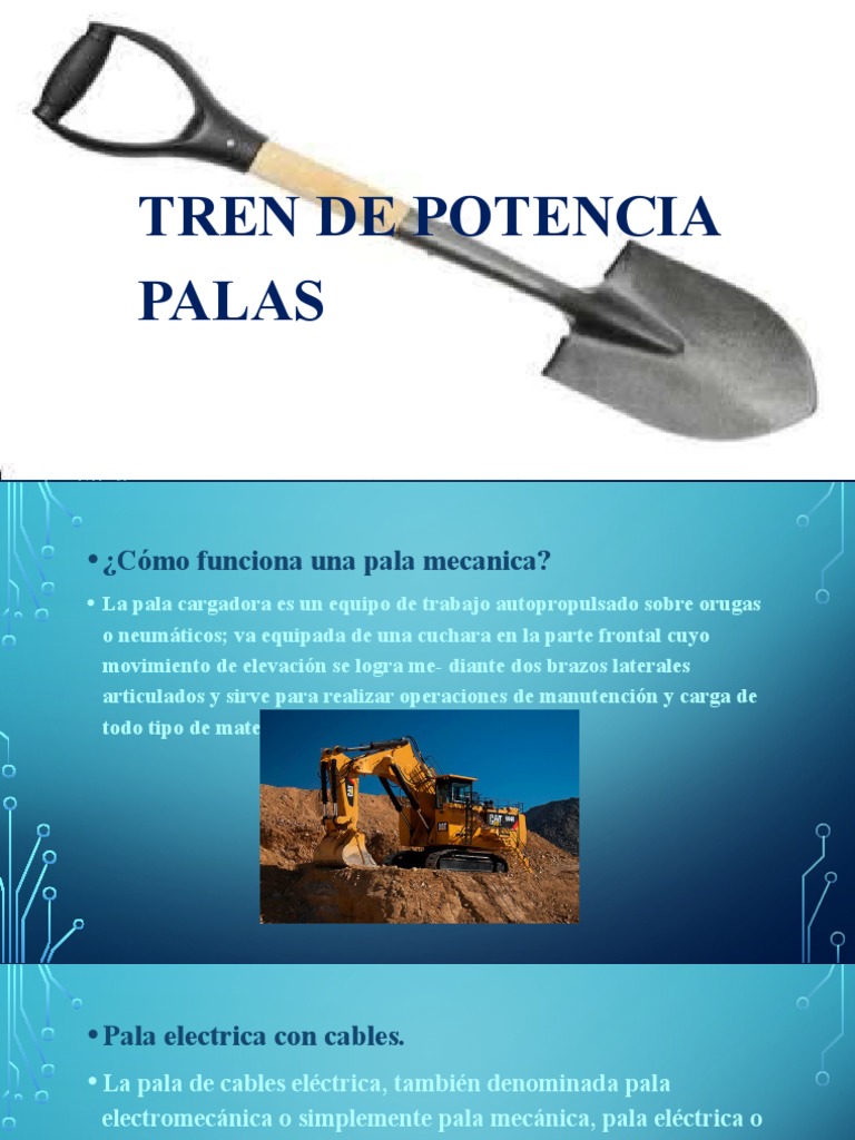 Tipos de Palas Mecánicas y Especificaciones | PDF