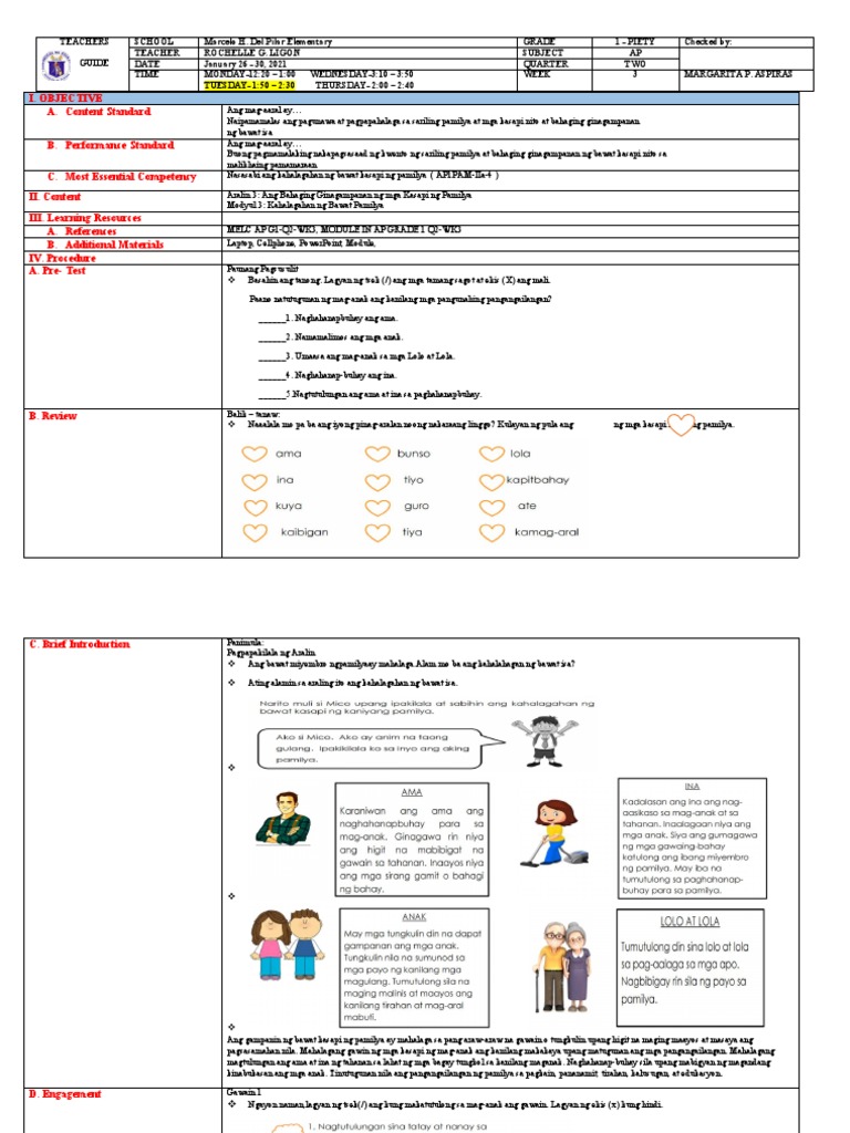 DLL Ligon Q2W3 | PDF