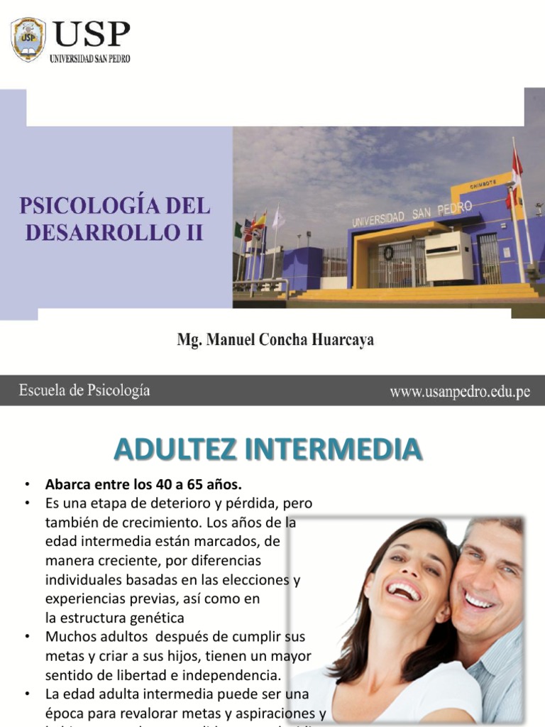 Tema 8 9 Adultez Intermedia Desarrollo Fisico y Cognoscitivo | PDF