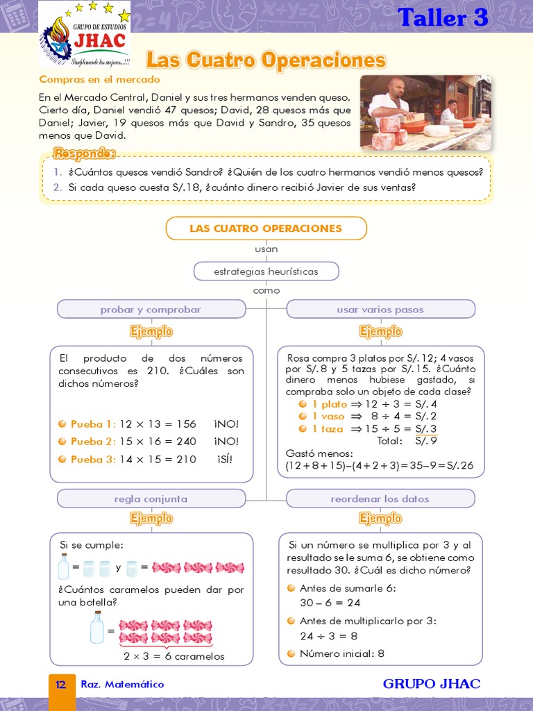 Las cuatro operaciones en el mercado | PDF