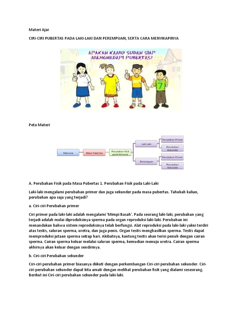 Materi Ajar IPA Pubertas | PDF
