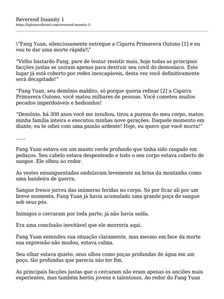 Reverend Insanity Classic77 | PDF | Vida | Lua