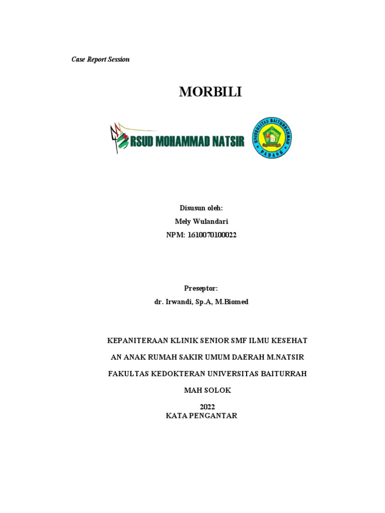 Laporan Kasus Morbili | PDF | Pengembangan Diri