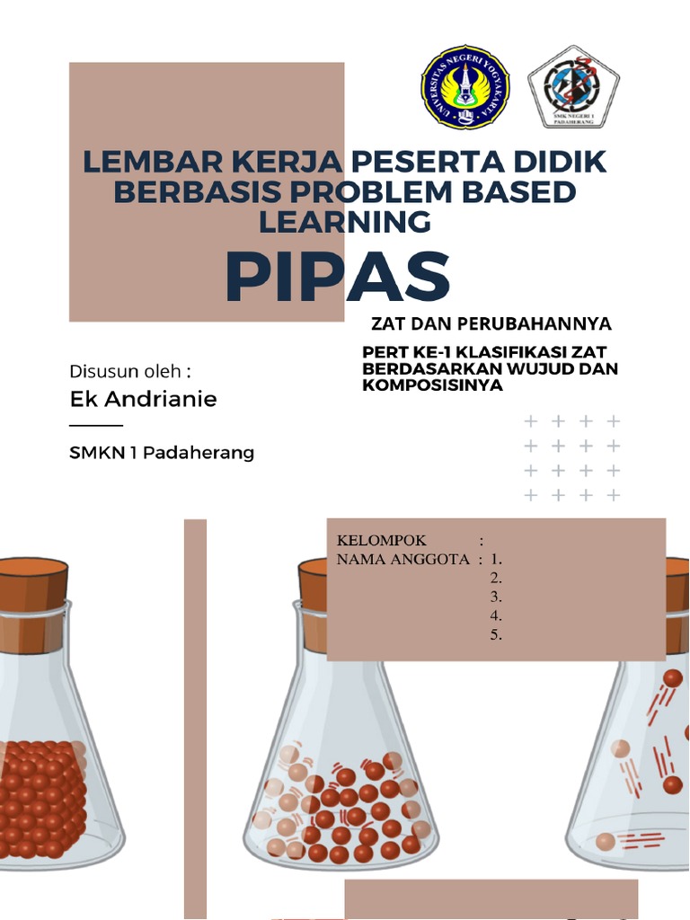 4a. LKPD Pert-1 Klasifikasi Zat Berdasarkan Wujud Dan Komposisinya | PDF