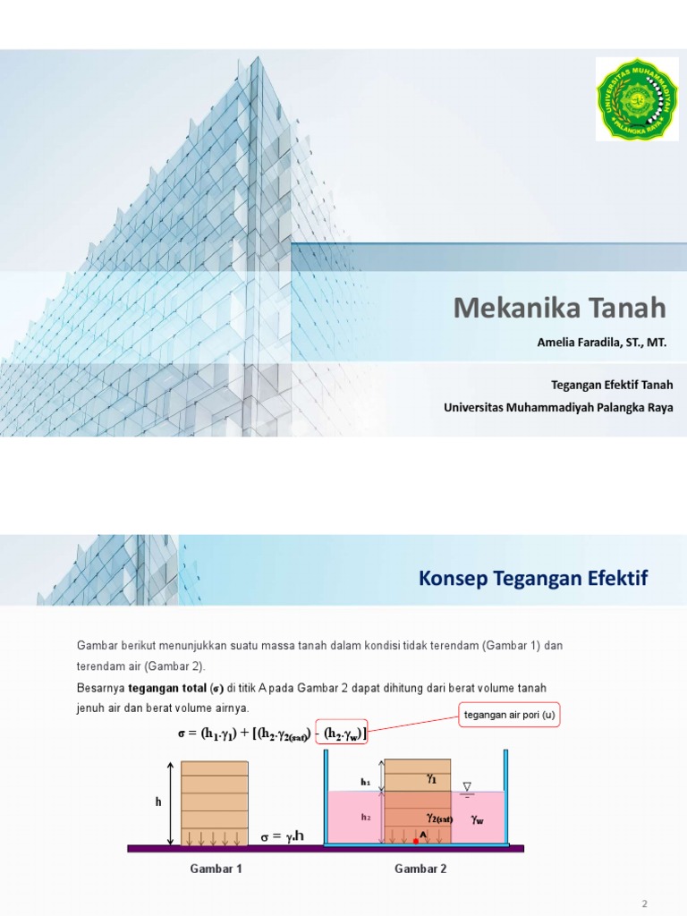 Tegangan Efektif Tanah | PDF
