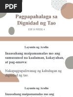 W7-8 Pagpapakita NG Paggalang Sa Dignidad NG Kapwa | PDF