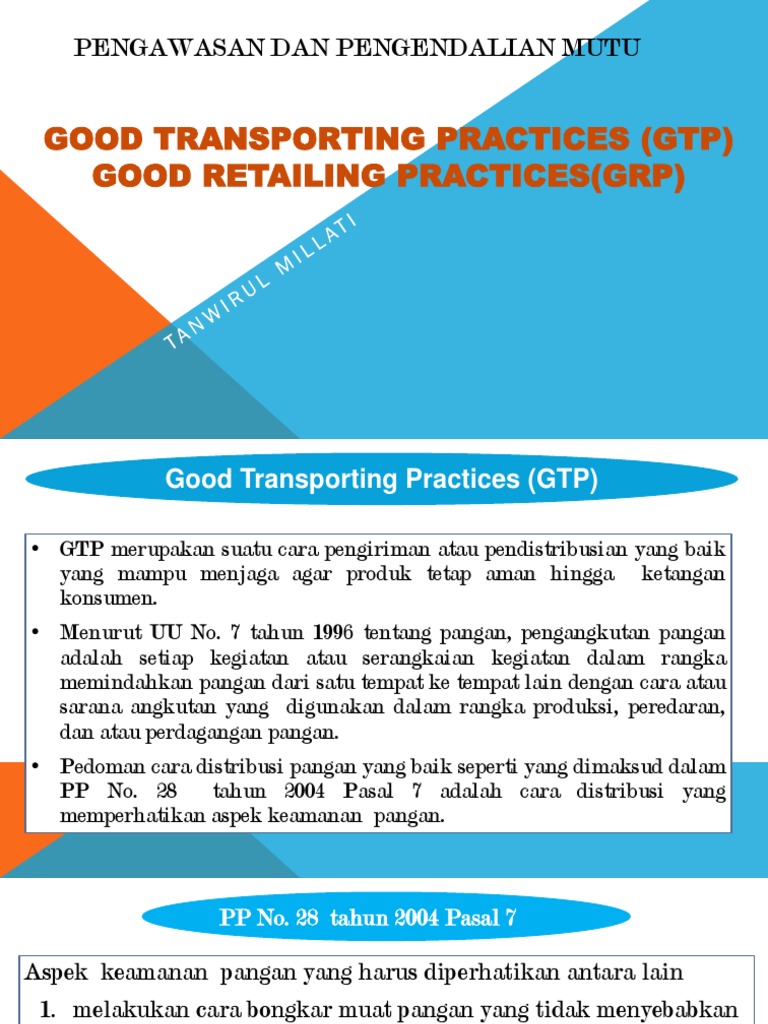 GTP Dan GRP | PDF | Teknologi & Rekayasa