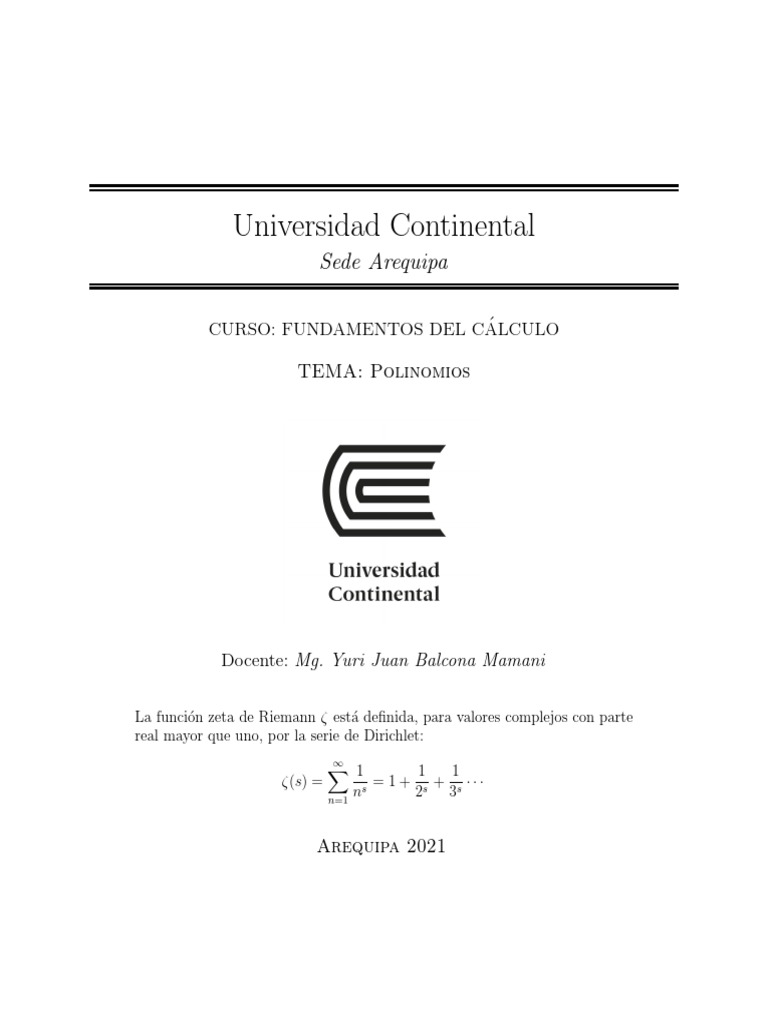 Polinomios | PDF | Ciencia computacional | Álgebra