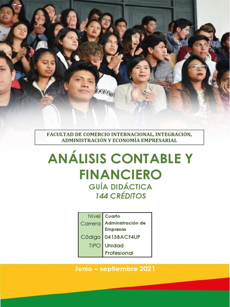 Guía Didáctica Analisis Contable y Financiero 2021a | PDF