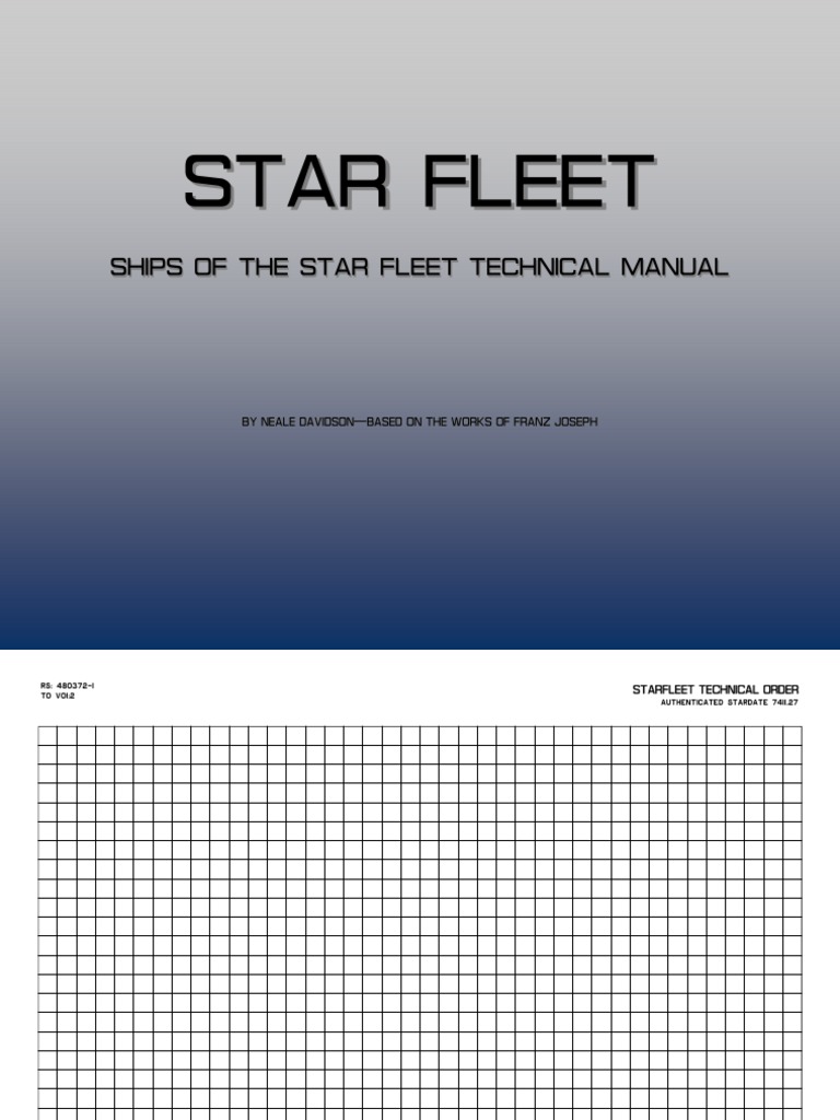 Star Fleet Ships of The Star Fleet Technical Manual | PDF | Starfleet ...