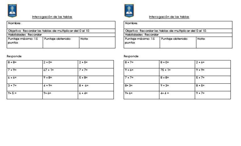 Interrogación Oral 6 | PDF