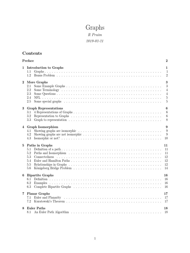 Graph Worksheets | PDF | Vertex (Graph Theory) | Mathematical Concepts