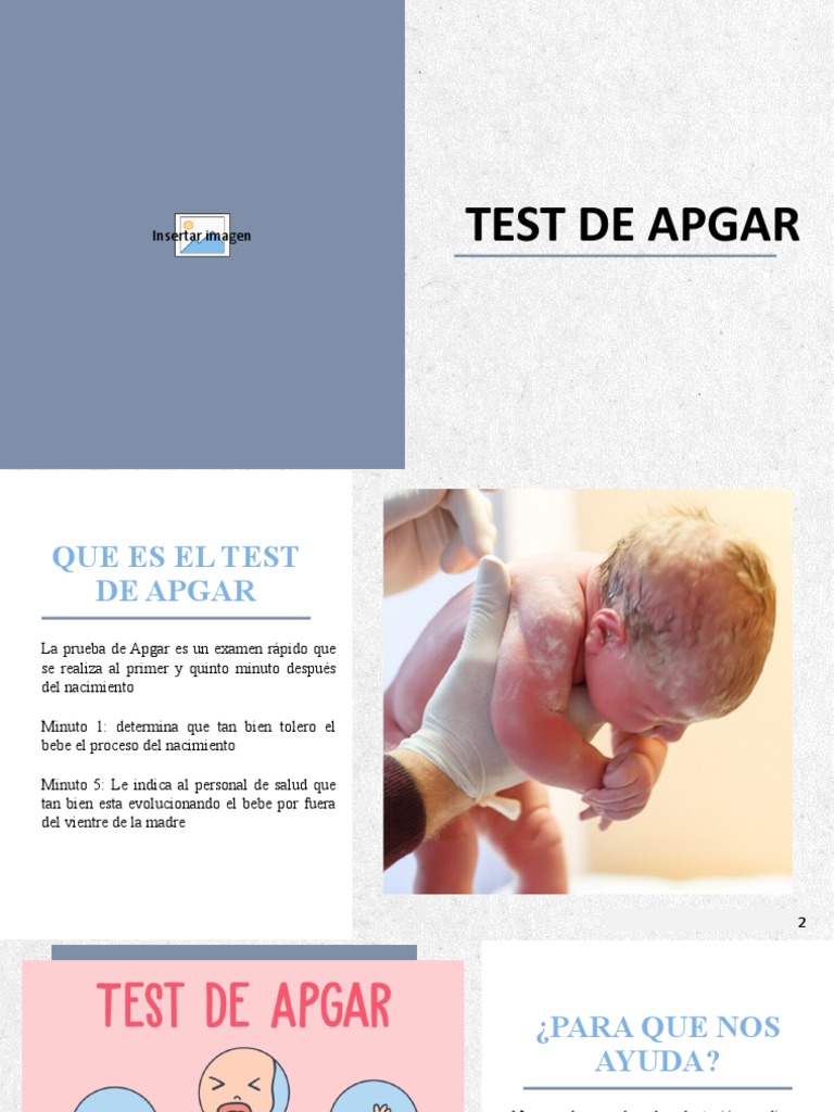 Test de Apgar | PDF | Infantes | Parto