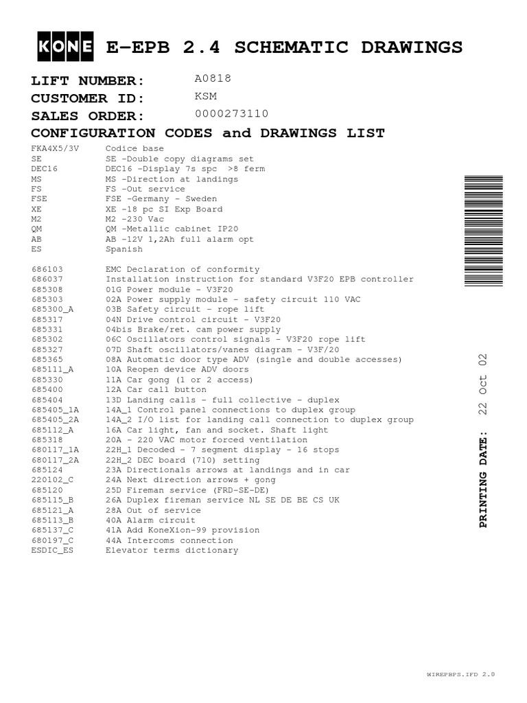 Diagrama Epd | PDF | Elevator | Electricity