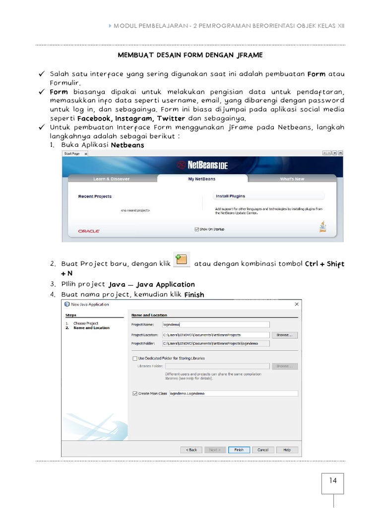 Modul Pembelajaran Pbo Kelas Xii - 2.2 | PDF