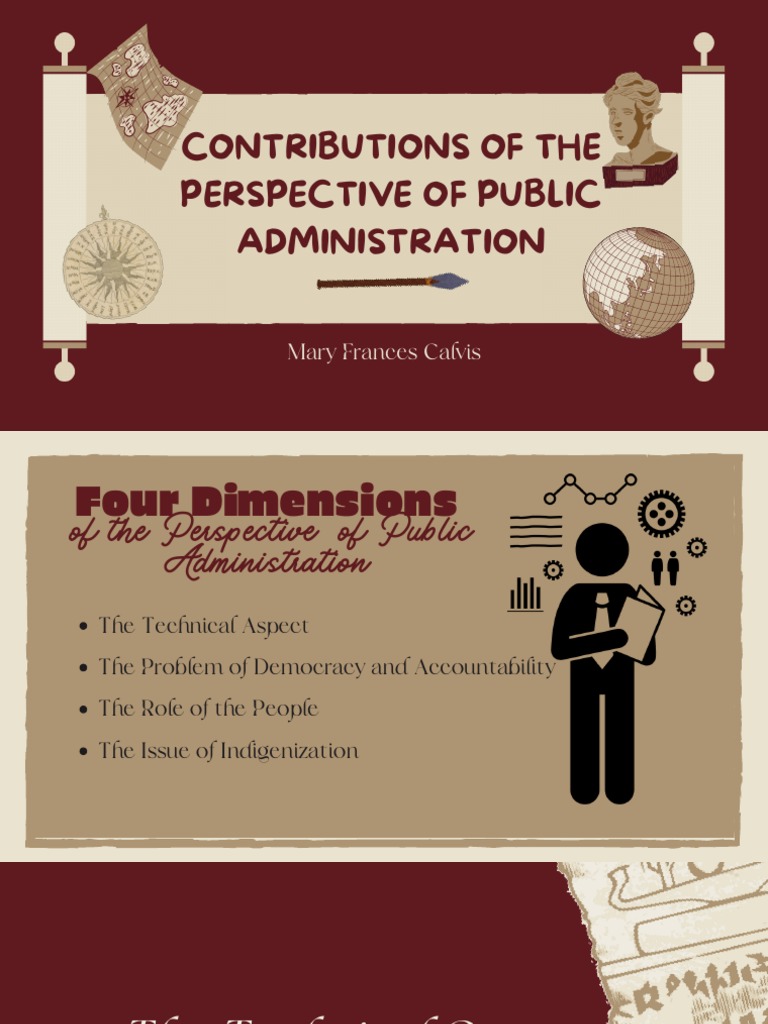 Contributions of The Perspective of Public Administration | PDF | Science