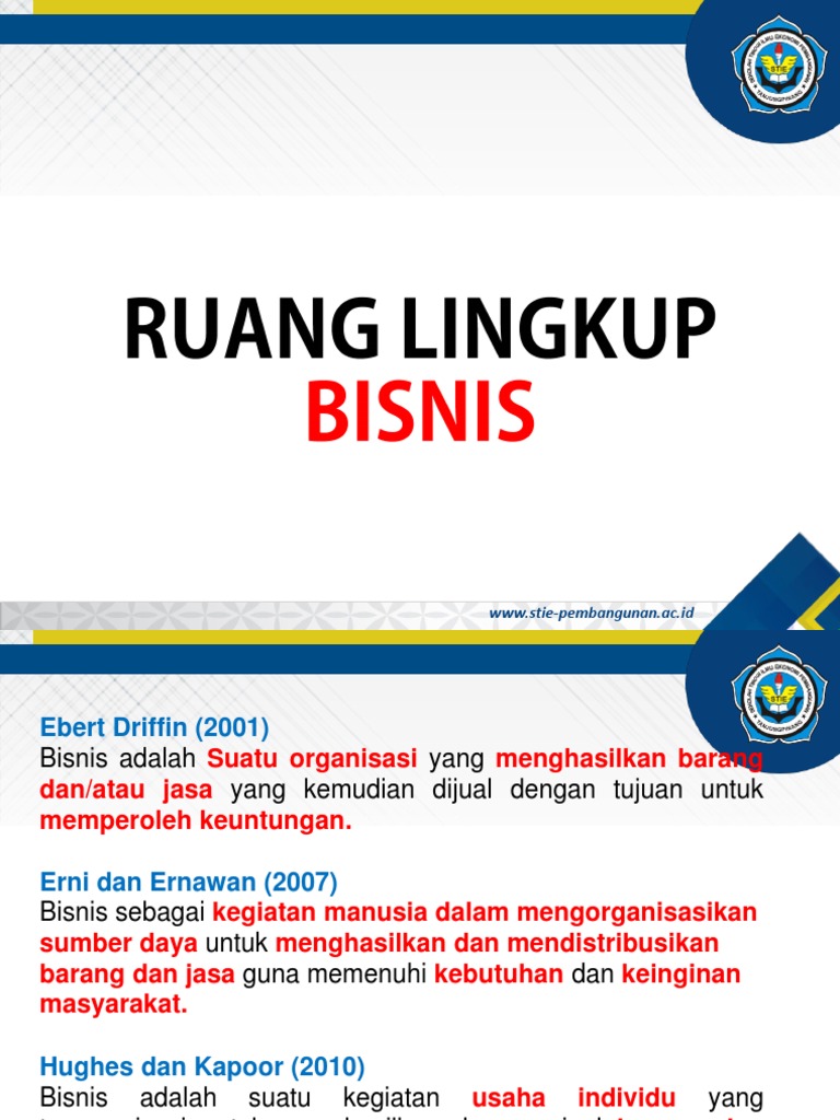 Ruang Lingkup Dan Lingkungan Bisnis | PDF | Seni