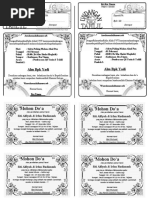 Undangan Sabun | PDF