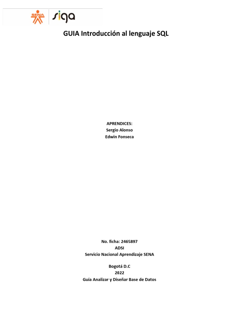 Actividad 4-Introducción A SQL | PDF | SQL | Mi sql