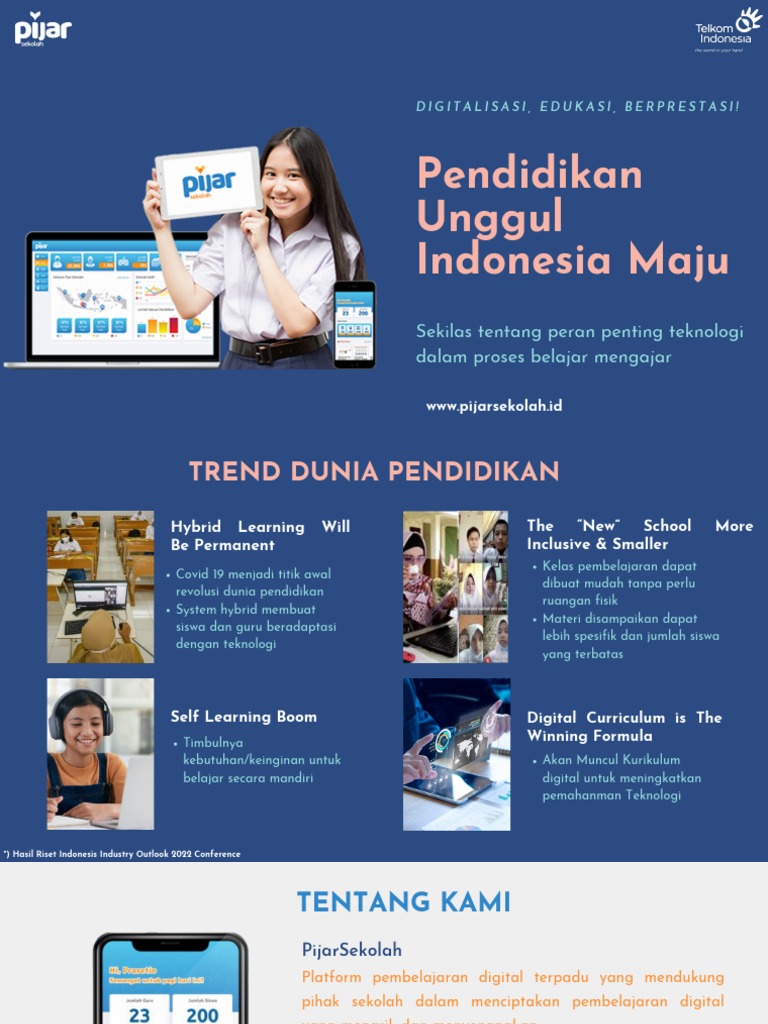Pijar Sekolah: Solusi Pembelajaran Digital | PDF
