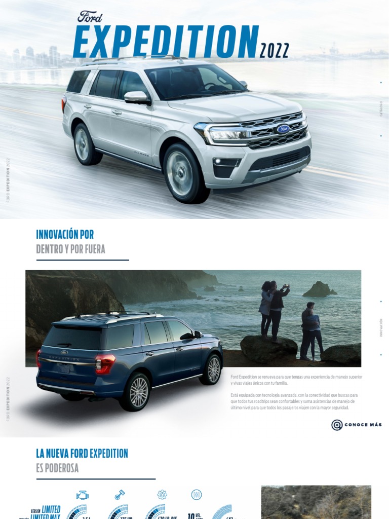 Ford Expedition 2022 Catalogo Descargable | PDF | Tracción en las ...