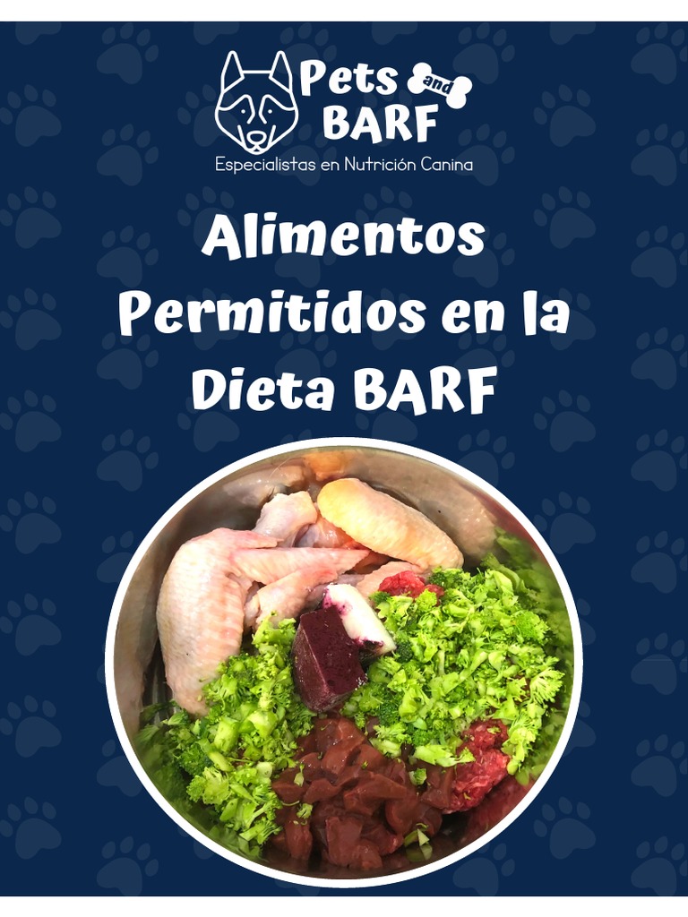 Alimentos Permitidos en La Dieta BARF | PDF | Carne | Alimentos
