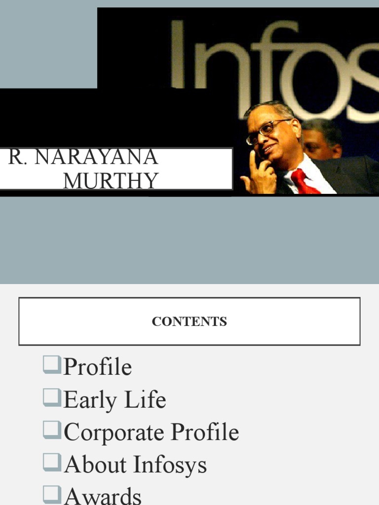 Dokumen - Tips - Narayana Murthy Presentation | PDF