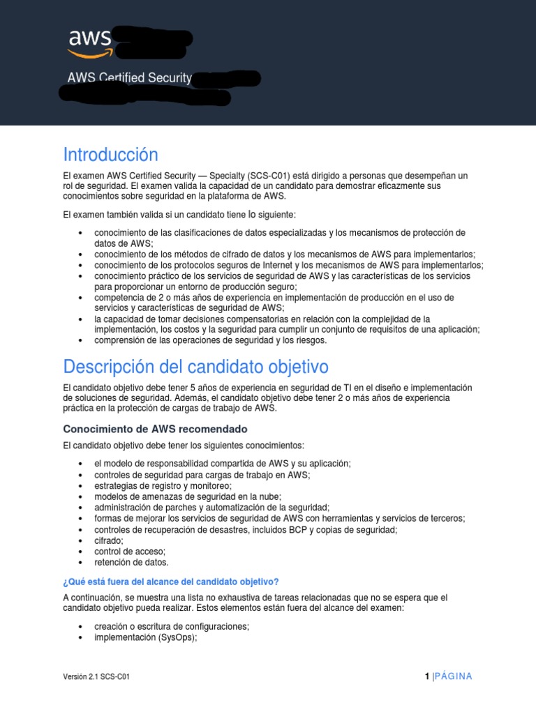 AWS Certified Security Specialty Guide | PDF | Business | Computers
