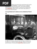 Evolución del Logo de Ford | PDF | Compania de motores ford | Blanco