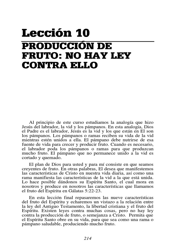 Lección 10 | PDF | Salvación | Pecado