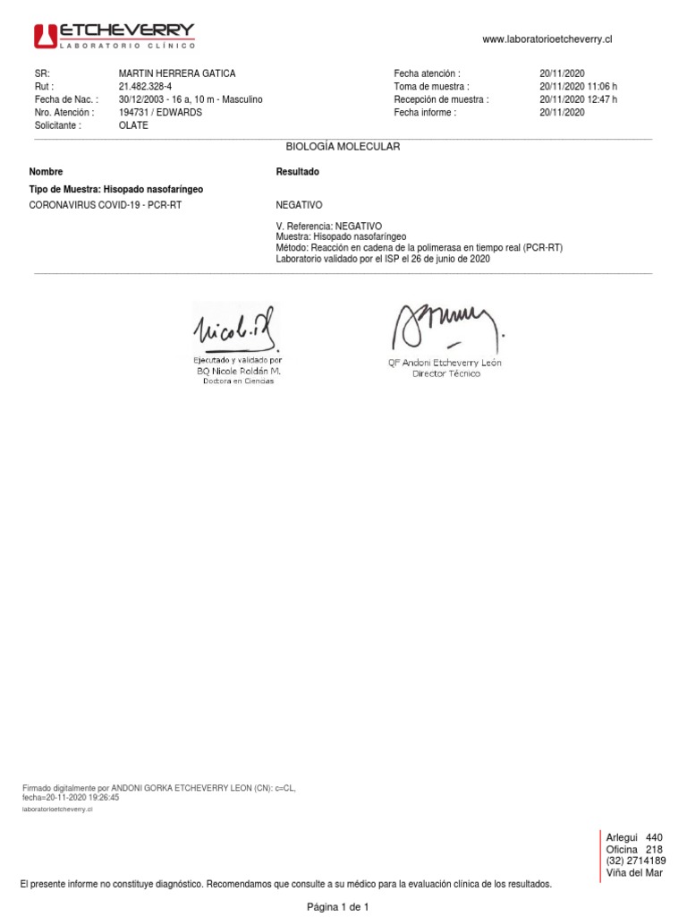 Examen PCR Martin Herrera | PDF | Reacción en cadena de la polimerasa ...
