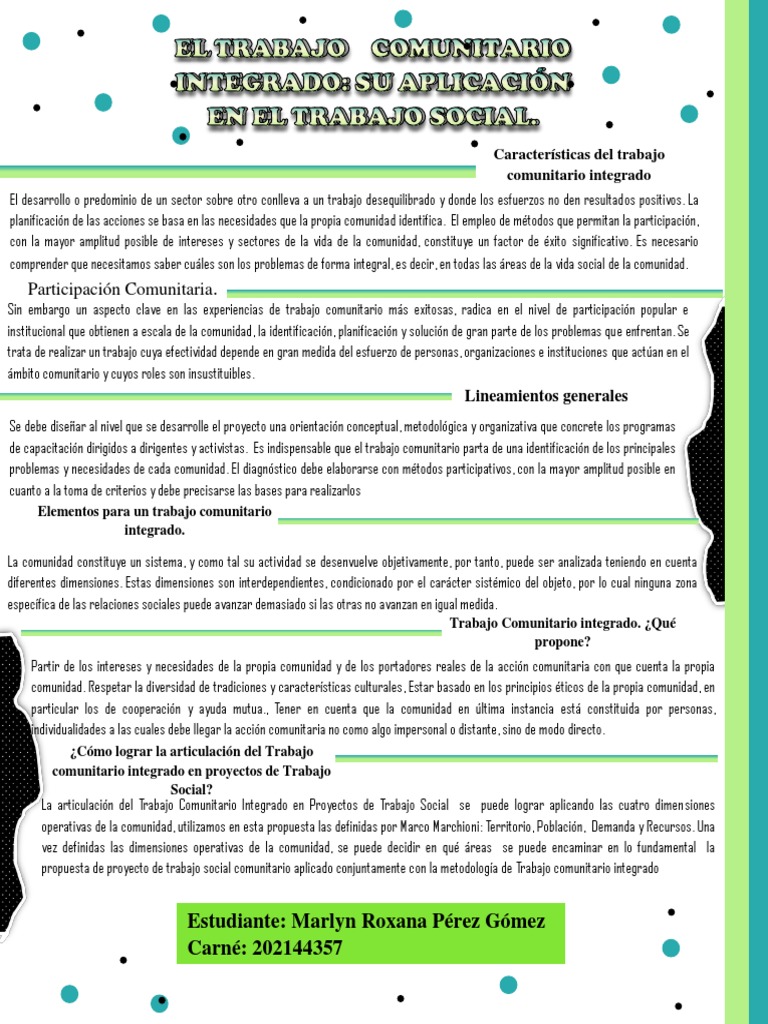 Resumen TS Comunitario | PDF | Planificación | Trabajo Social