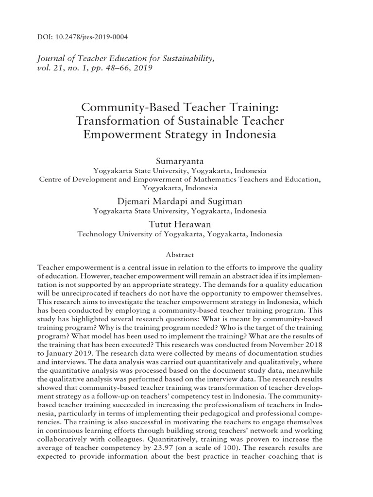 Jurnal Q1 Prof. Sugiman | PDF | Career & Growth | Social Science