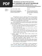 Surat Pemutakhiran Data Simasten | PDF