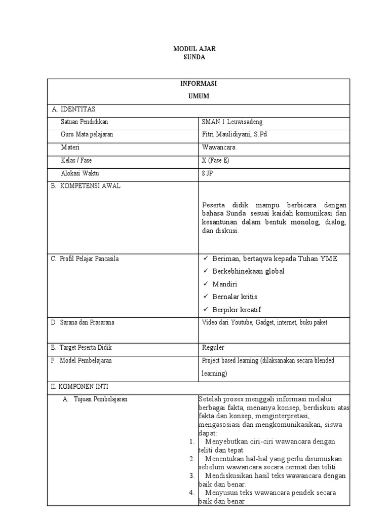 Modul Wawancara | PDF
