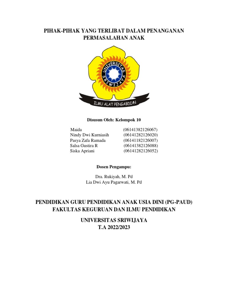 Makalah Deteksi Kelompok 10, PERTEMUAN 13 | PDF | Karier & Perkembangan ...