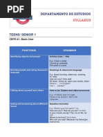 Structural Syllabus | PDF | Grammar | Language Education