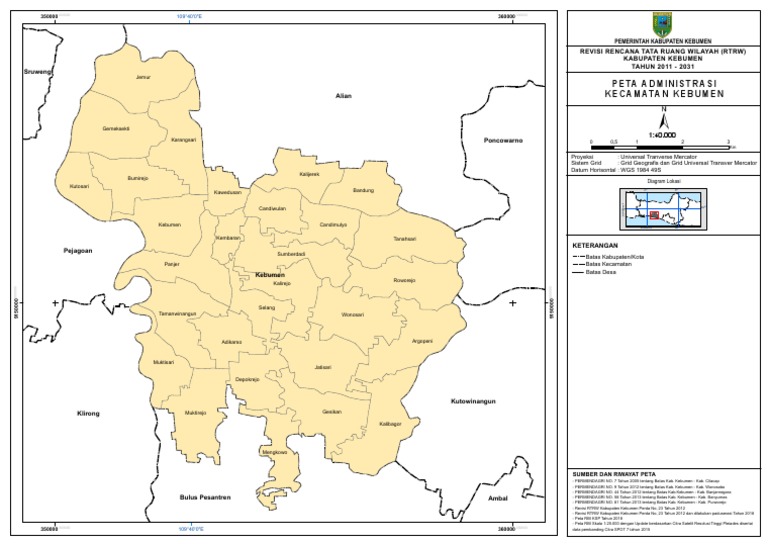 Peta Kebumen | PDF