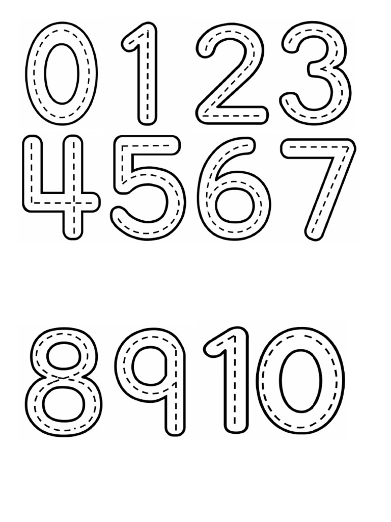 Numeros Punteados | PDF